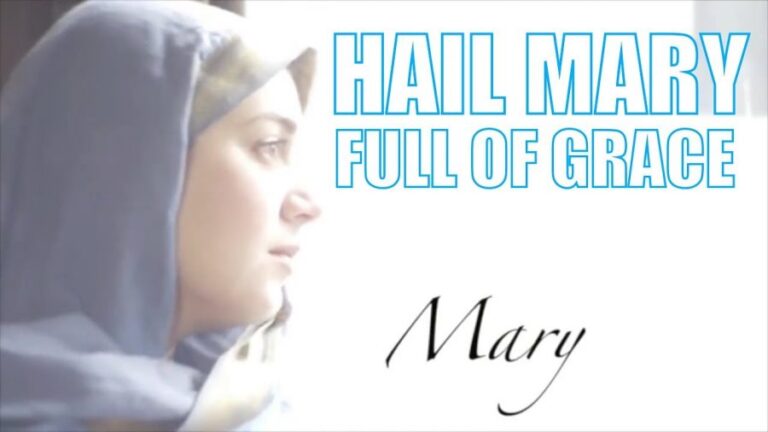 ᐅ [Video] Hail Mary - Dios te SALVE MARÍA en INGLÉS - padrenuestro.net
