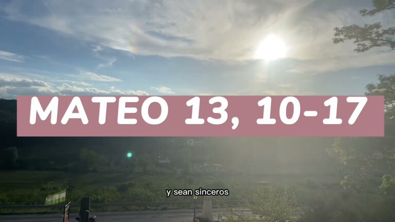 EVANGELIO según SAN MATEO 13, 10-17 - padrenuestro.net